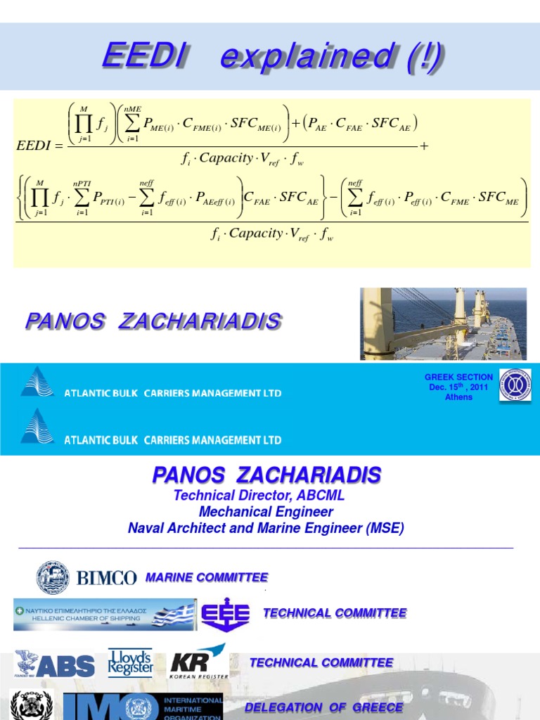 SNAME EEDI Finalf | PDF | Greenhouse Gas | Ships