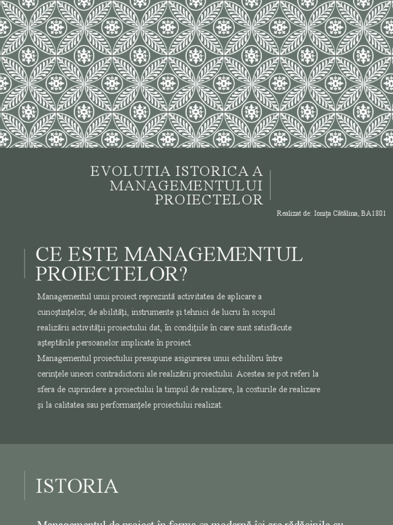 Istoria Managementului | PDF