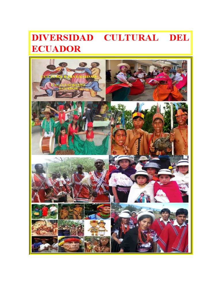 Diversidad Cultural Del Ecuador | PDF