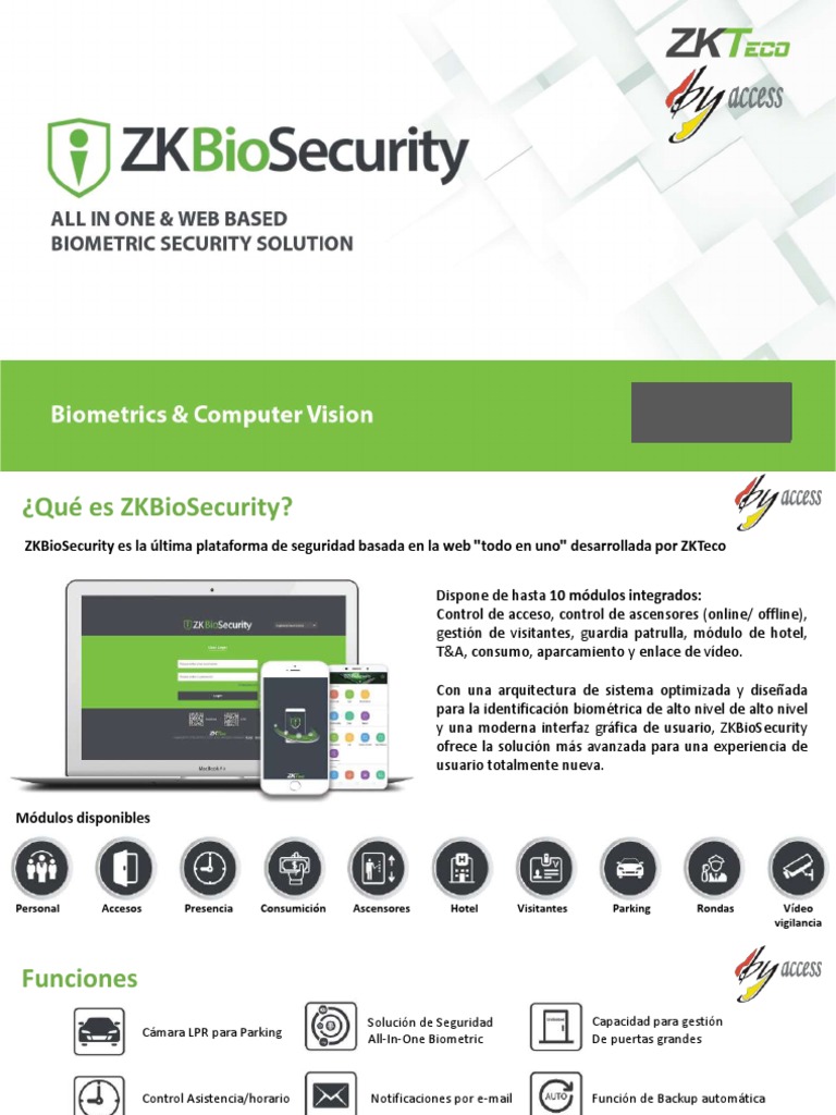 Manual Zkbiosecurity | PDF | Aplicación movil | Usuario (informática)