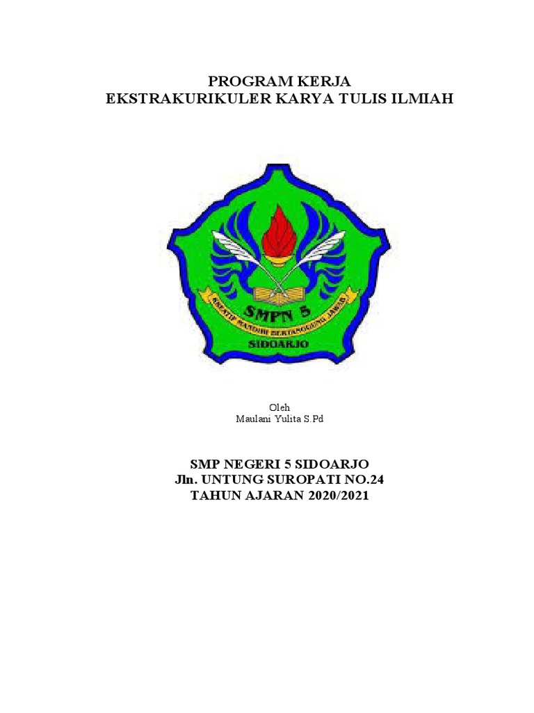 Proposal Program Kerja | PDF