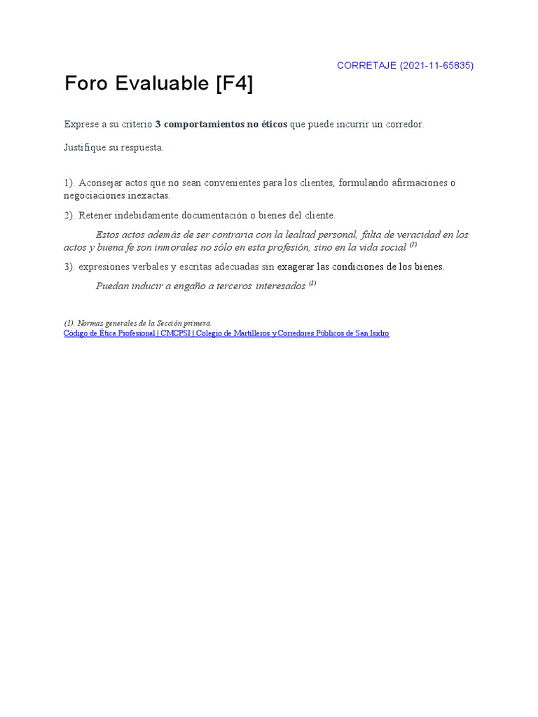 Foro Evaluable 4 | PDF