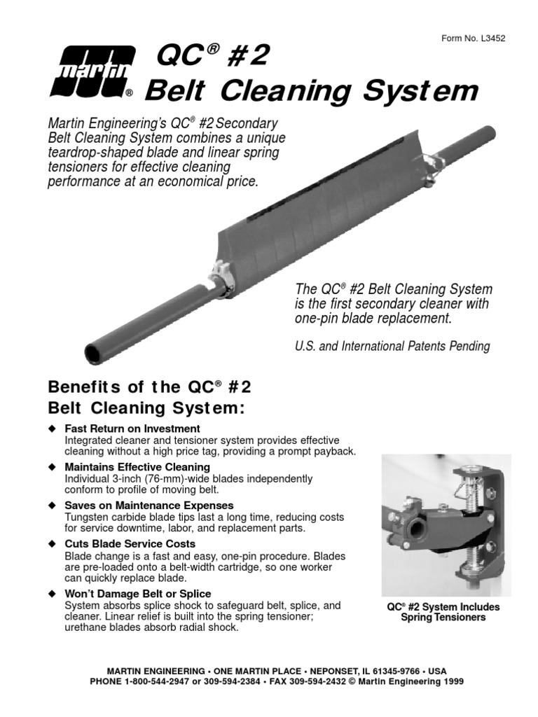 Especificación QC2 - Martin Inglés | PDF | Belt (Mechanical) | Equipment