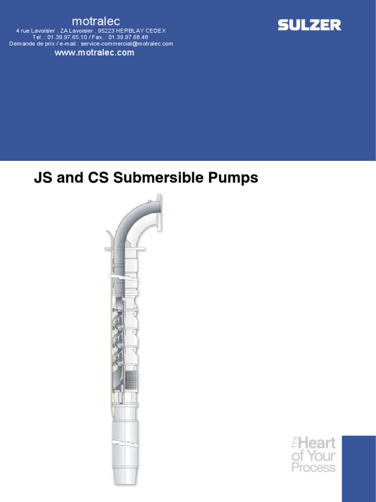 Sulzer JS CS | PDF | Pump | Pipe (Fluid Conveyance)