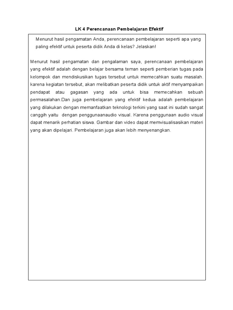 Siti Yunita. LK4 | PDF | Seni | Sains & Matematika