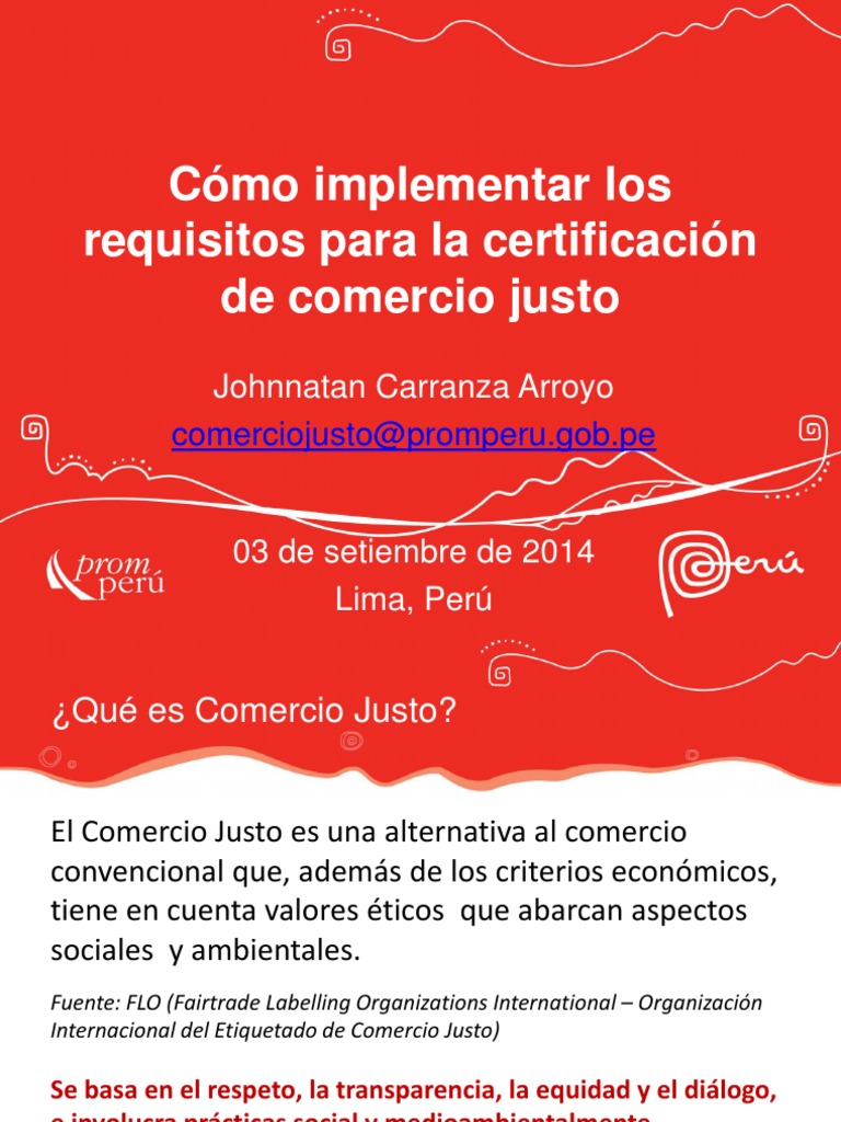 Comercio Justo | PDF | Comercio justo | Economias