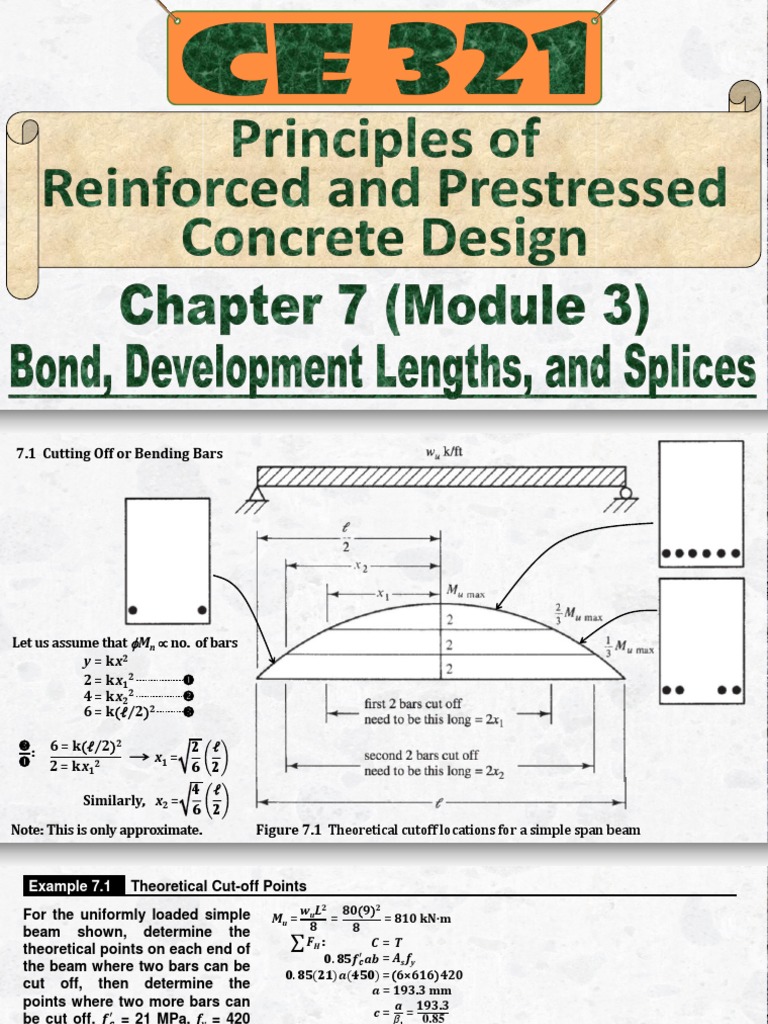Theoretical Cut-off Points for Bars | PDF | Fracture | Concrete