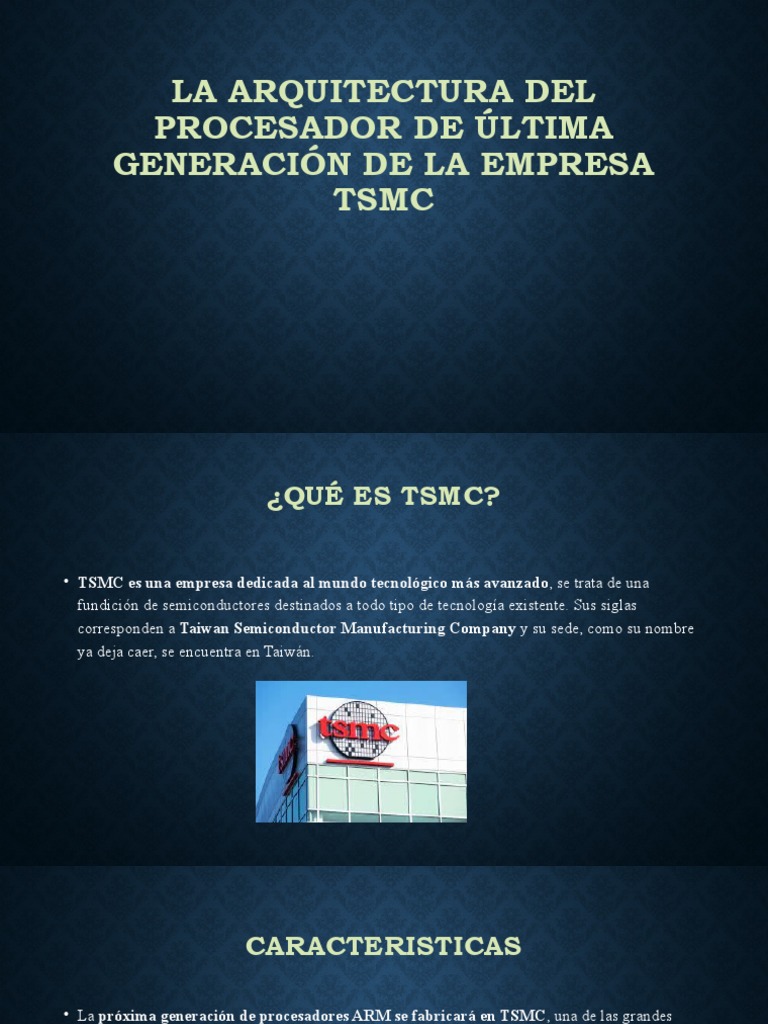 La Arquitectura TSMC | PDF