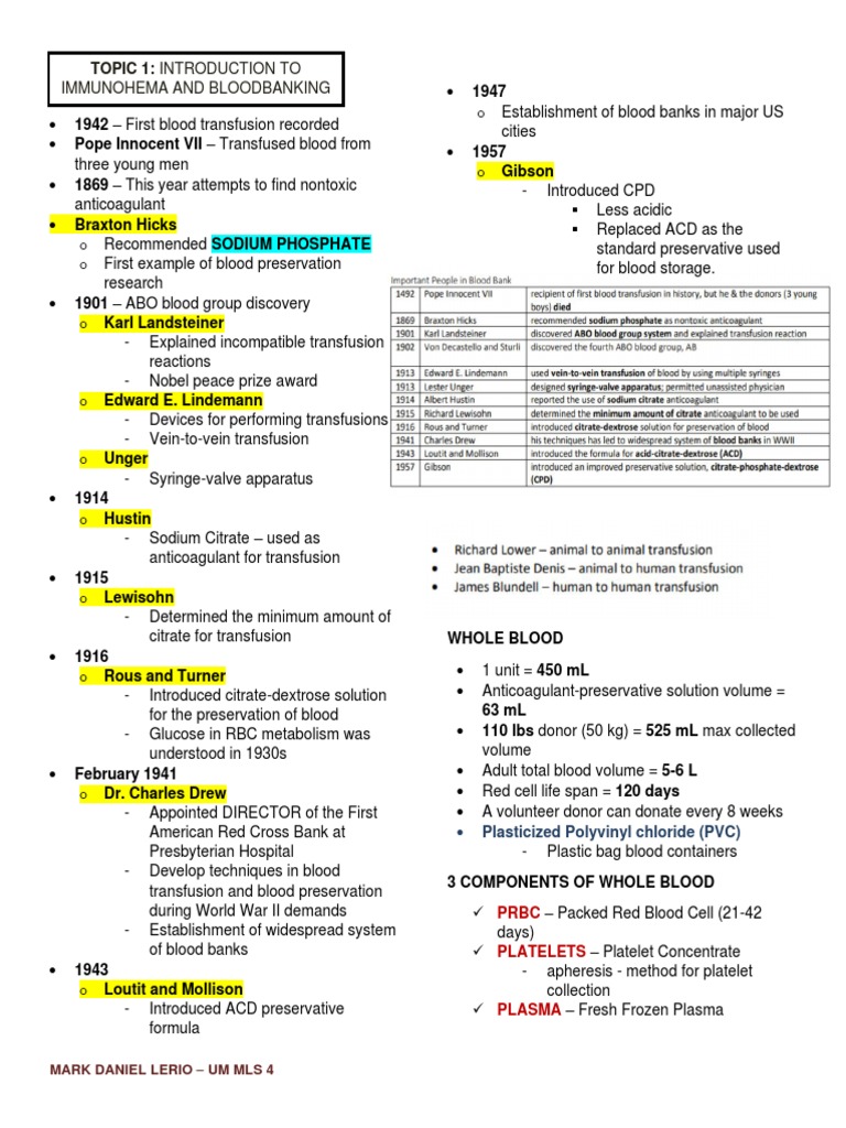 Immunohematology and Blood Banking | PDF | Blood Transfusion | Red ...