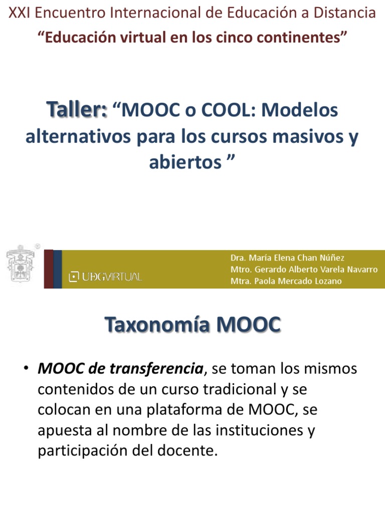 Tipos MOOC | PDF