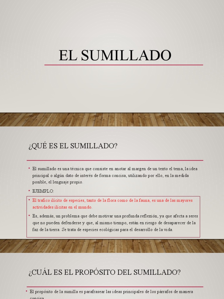 El Sumillado | PDF