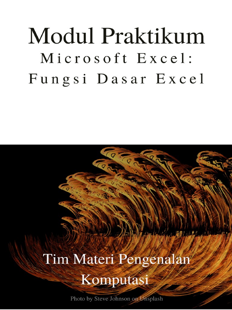 Modul 2 - Fungsi Dasar Excel | PDF
