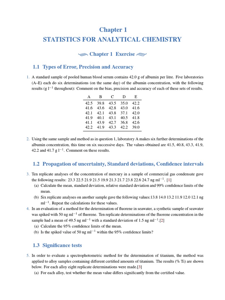 Chapter 1 | PDF | Chemistry | Physical Sciences