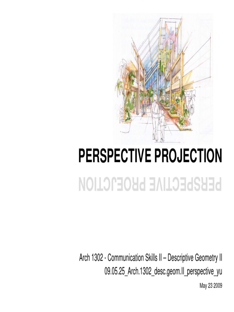 Perspective | PDF | Perspective (Graphical) | Geometry Perspective | PDF | Perspective (Graphical) | Geometry