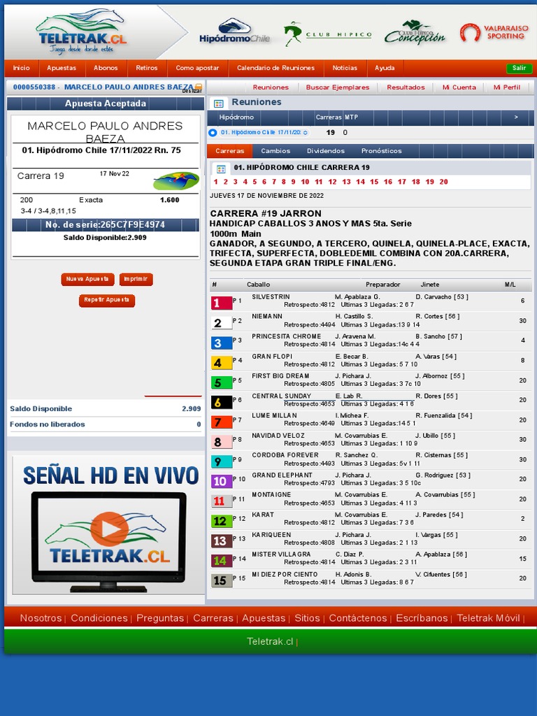 TeleTrack Account Betting | PDF