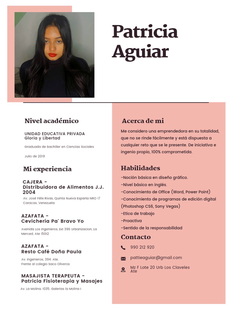 CV Patricia Aguiar | PDF