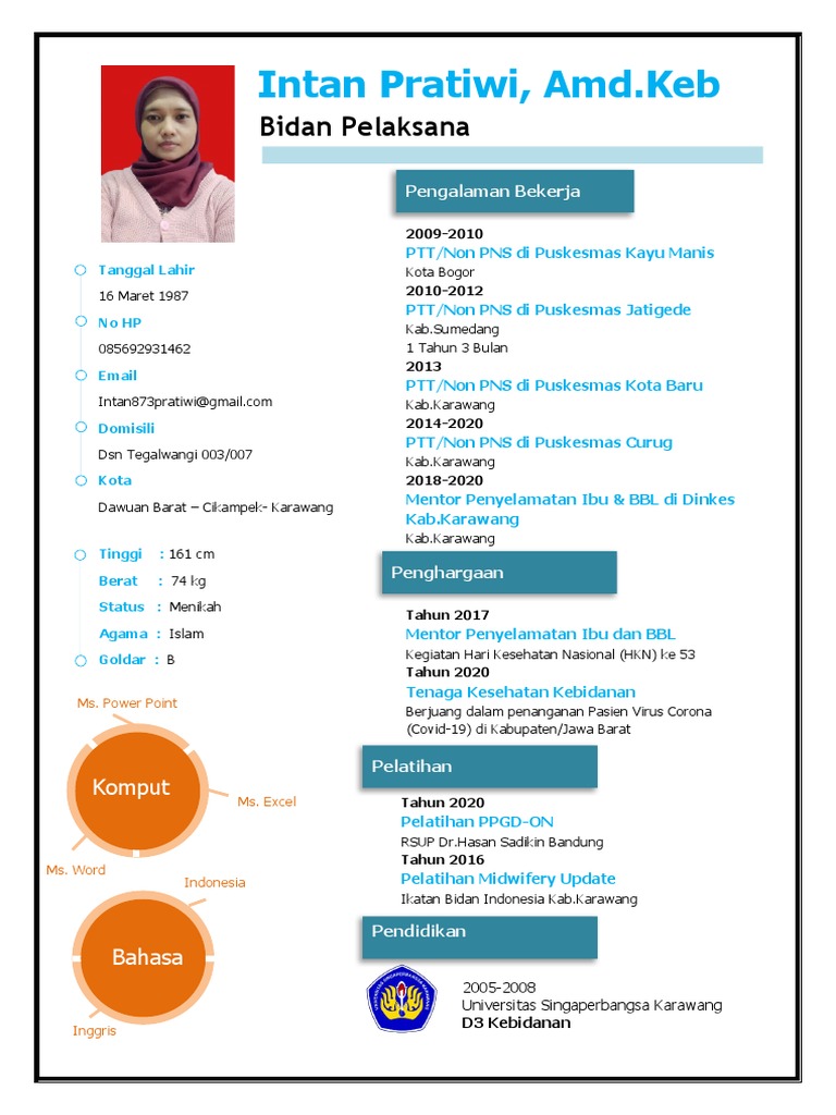 CV Intan P | PDF