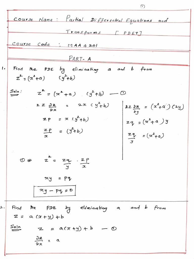 MAA4201 - PDET - Question Bank With Solution | Download Free PDF | Combinatorics | Geometry