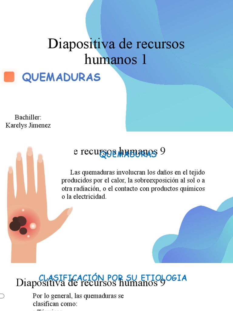 Clasificación y tratamiento de quemaduras | PDF | Quemar | Medicina