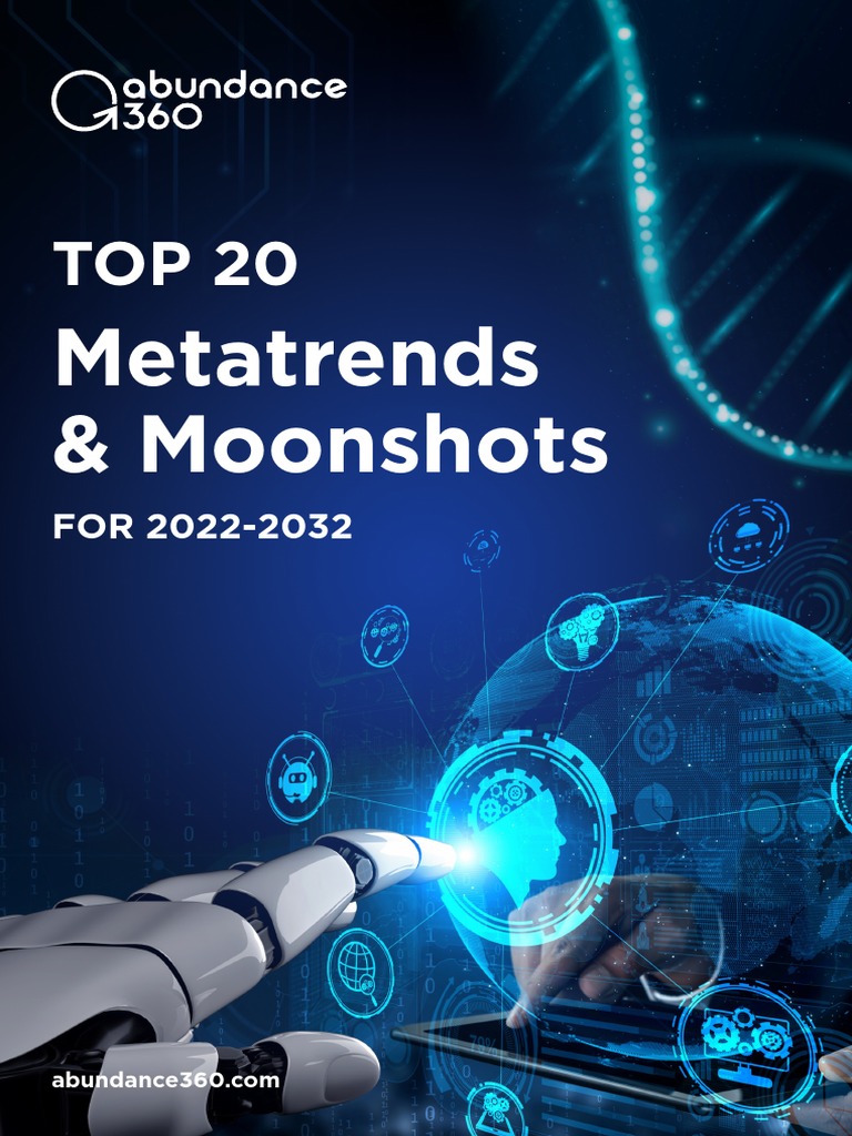 Metatrends & Moonshots - V2 | PDF | Artificial Intelligence ...