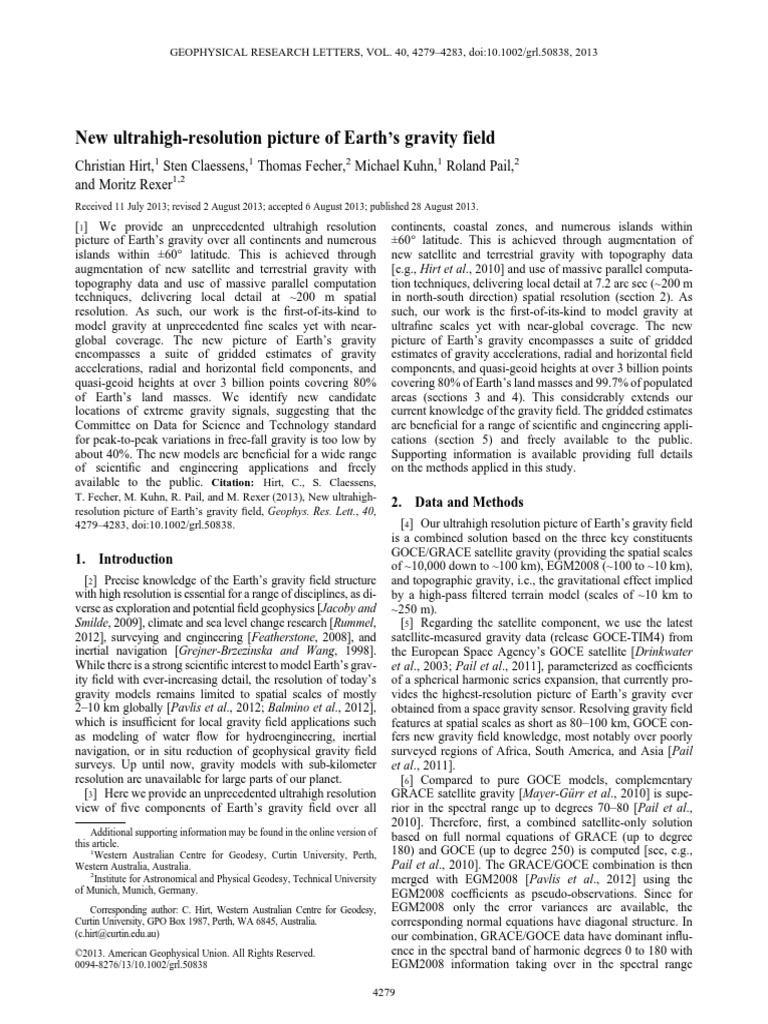 Geophysical Research Letters - 2013 - Hirt - New Ultrahigh Resolution ...