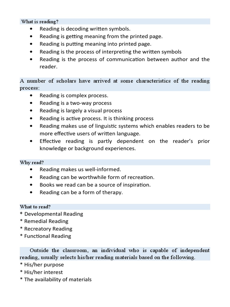 Understanding Reading Basics | PDF | Reading Comprehension | Adjective