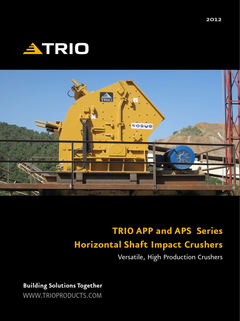 Trio Impact Horizontal Crushers Brochure | PDF | Equipment | Mechanical Engineering