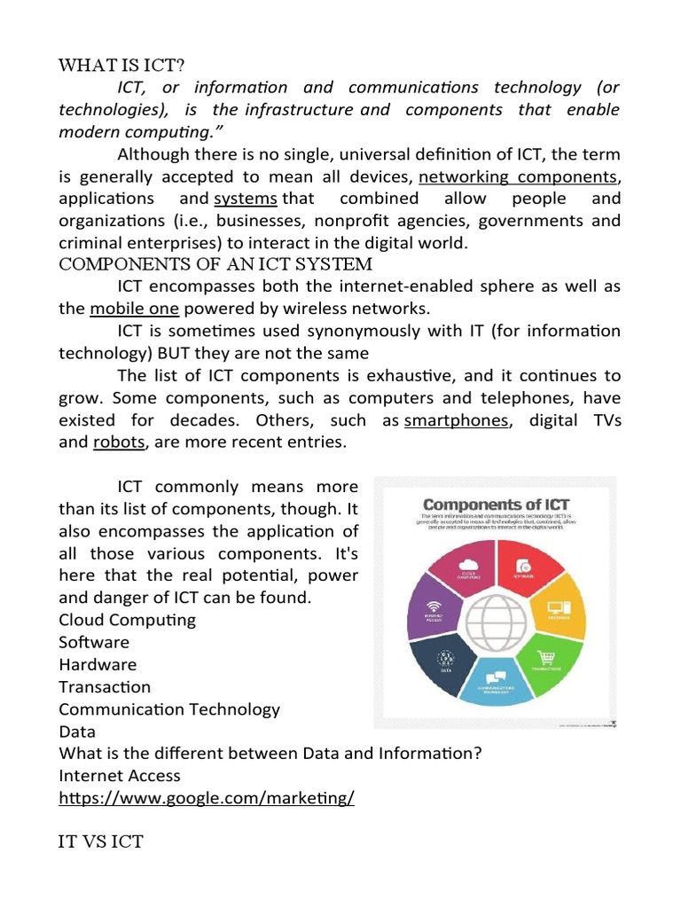 Living in The IT Era Notes | PDF | Information Technology | Computer ...