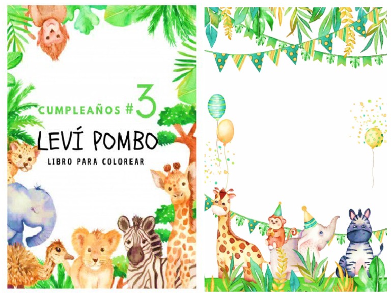 portada para libro de colorear | PDF
