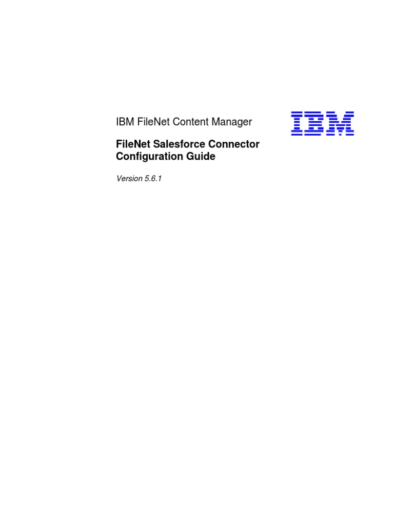 File Net Salesforce Connector Installation Guide Pdf Public Key Certificate Networking 