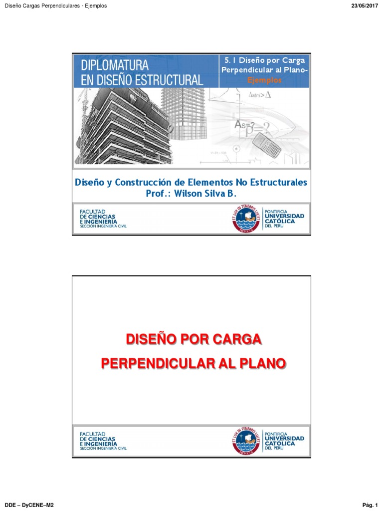 Diseño Por Carga Perpendicular Al Plano - Ejemplos | PDF | Doblar ...