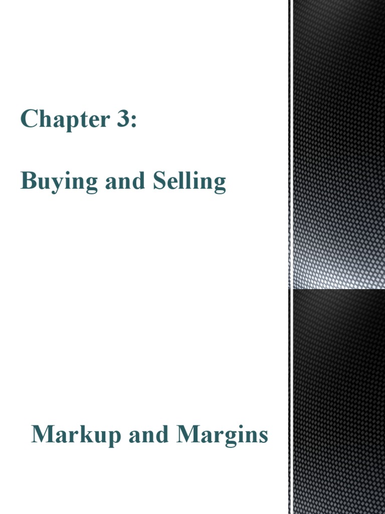 Markup, Margin, and Markdown Explained | PDF | Prices | Percentage