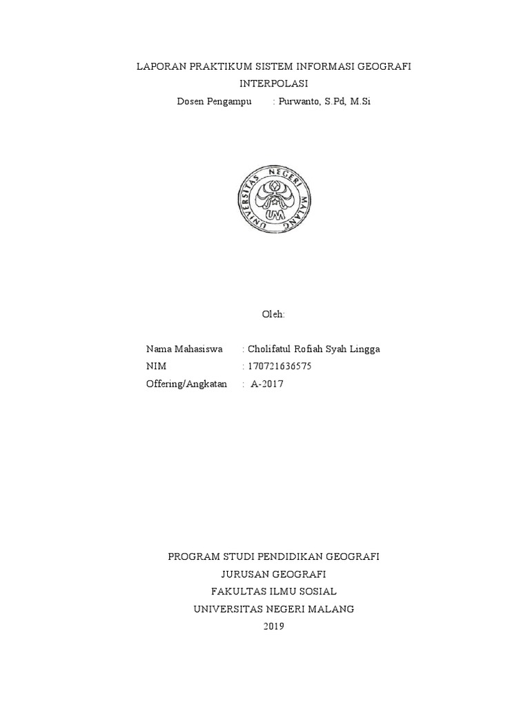 INTERPOLASI CURAH HUJAN DI KABUPATEN BONDOWOSO MENGGUNAKAN METODE IDW DALAM ARCGIS | PDF