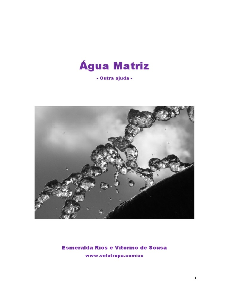 Preparação da Água Matriz | PDF | Intenção | Amor