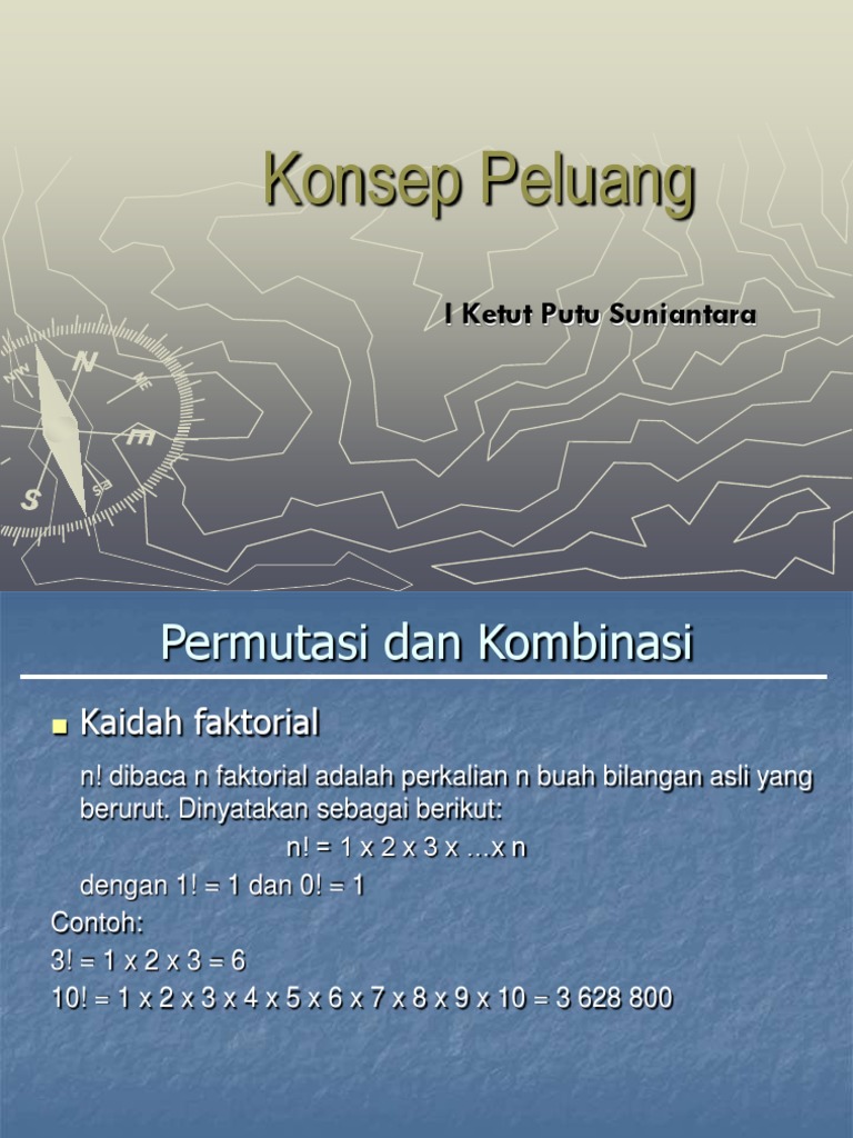 Materi Pertemuan 7 Peluang Dan Kombinasi | PDF