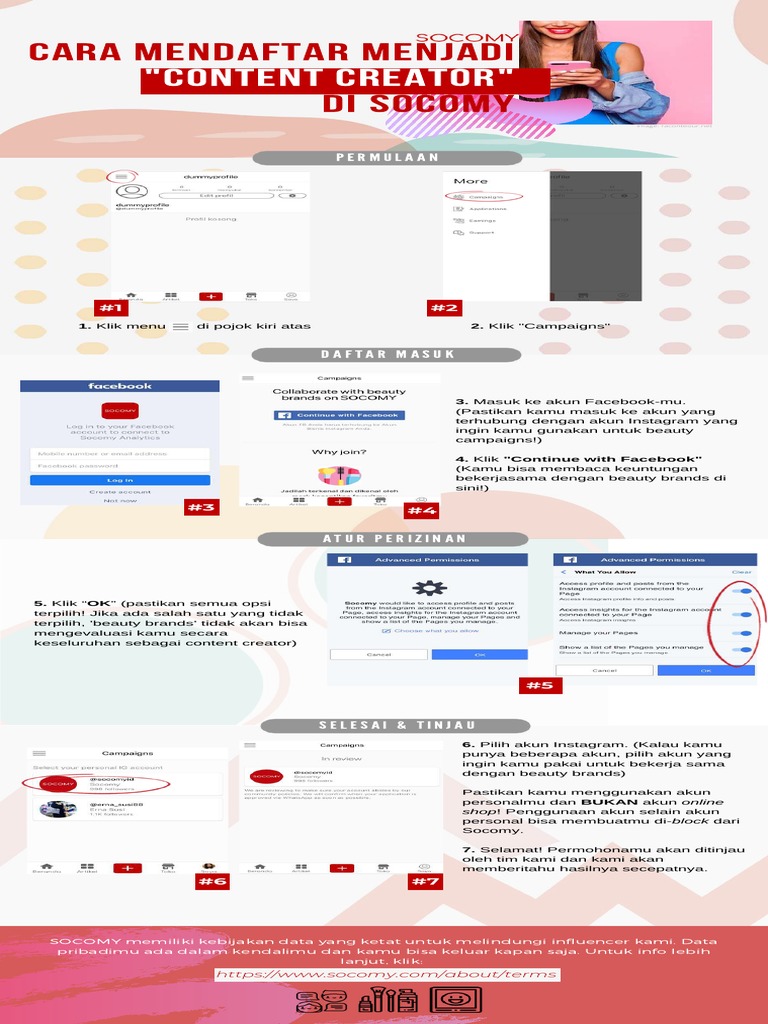 Cara Daftar Content Creator di Socomy | PDF