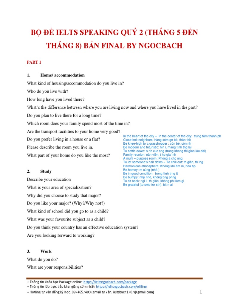 BO DE SPEAKING QUÝ 2 - THÁNG 5 ĐẾN THÁNG 8 - BẢN FINAL BY NGOCBACH ...