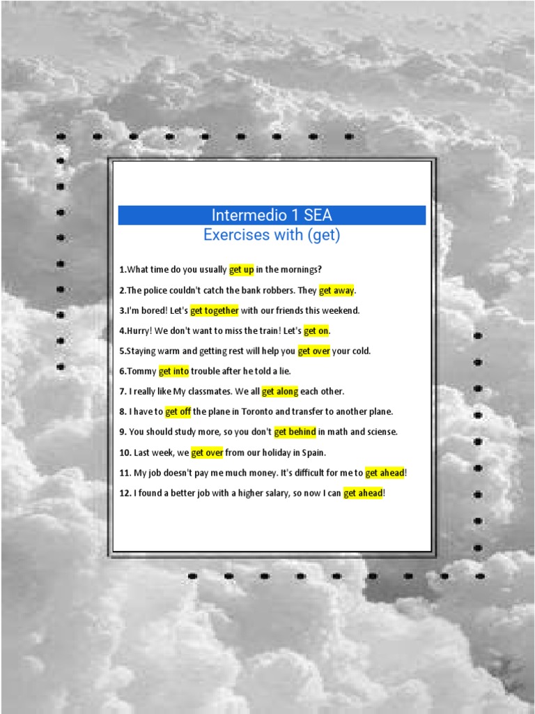 Intermediate English Practice | PDF