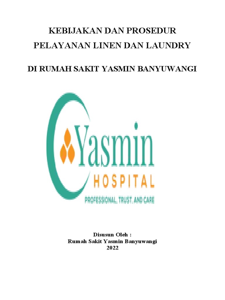 Kebijakan Dan Prosedur Pelayanan Linen Dan Laundry | PDF