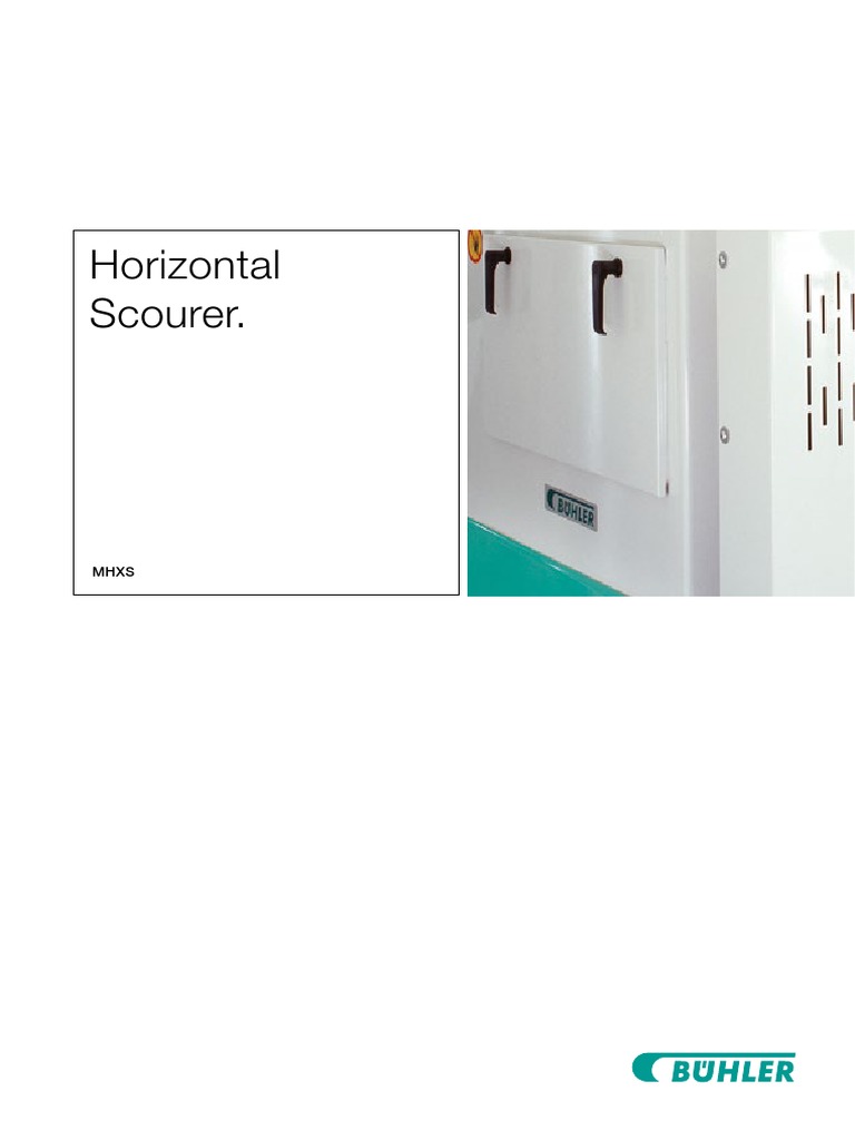 Horizontal Scourer MHXS Overview | PDF | Secondary Sector Of The ...