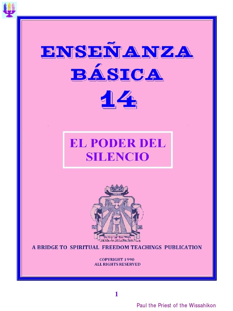 El Poder Del Silencio Pdf Amor Dios