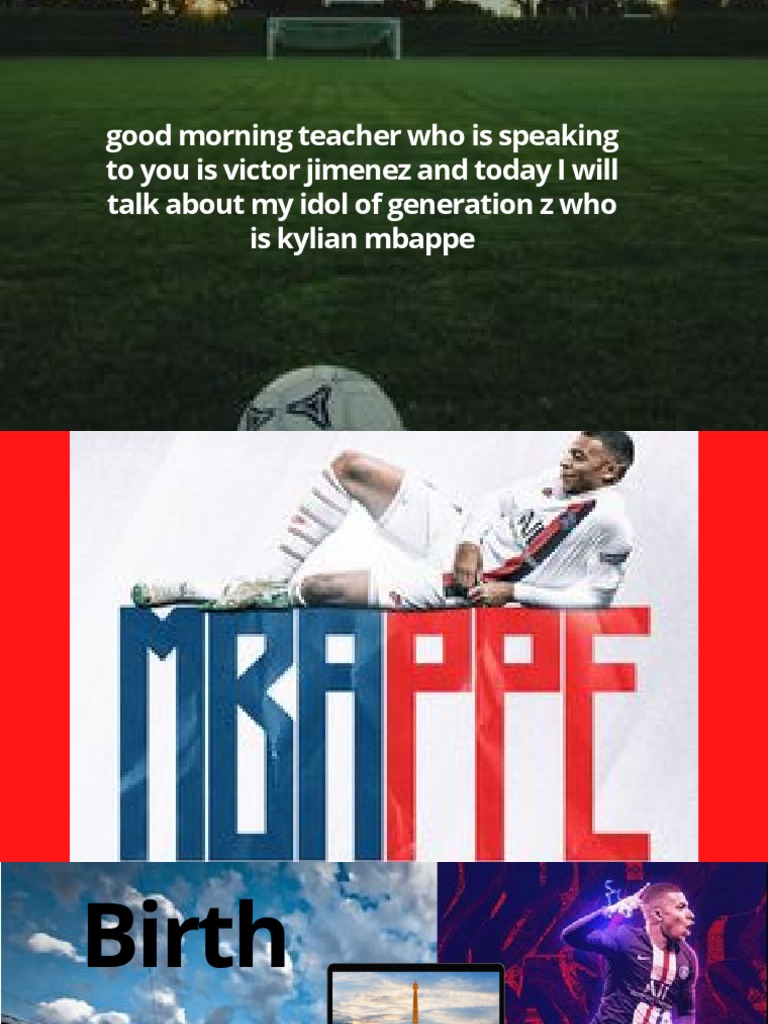 Kylian Mbappé: A Gen Z Football Icon | PDF