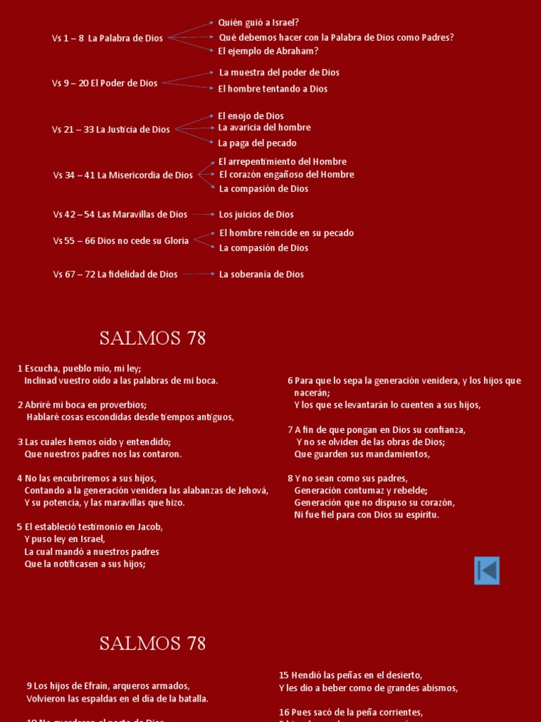 Salmo 78 | PDF | Salmos | Dios