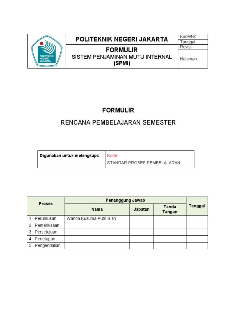 RPS Menggambar I | PDF