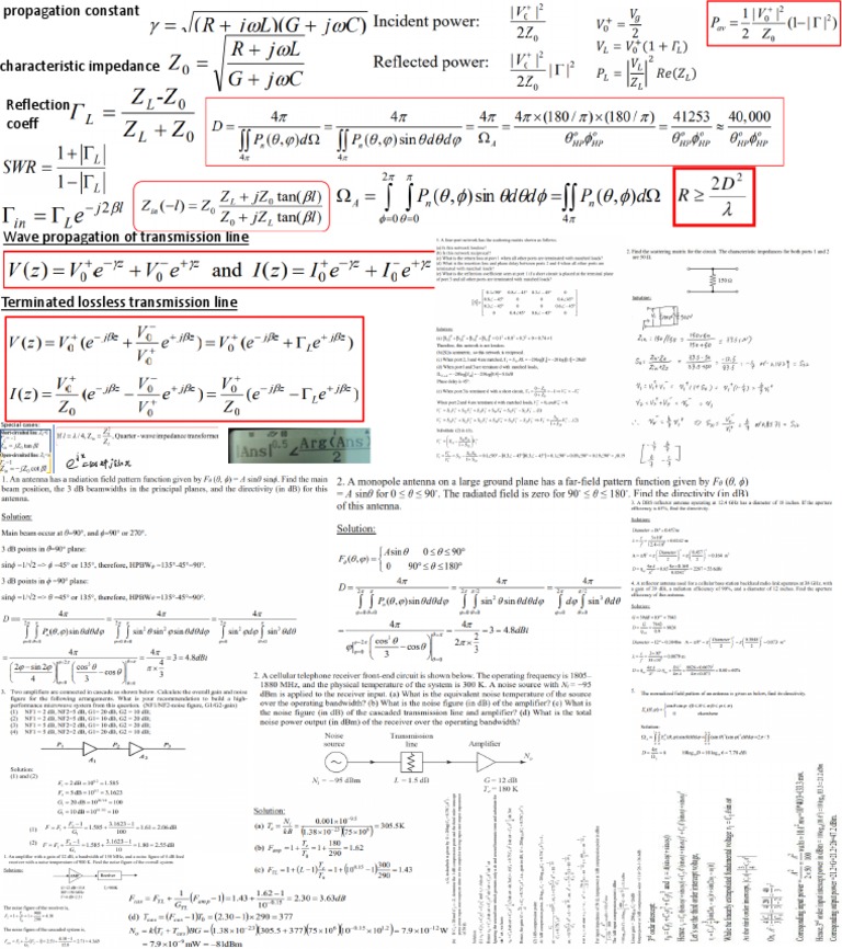 Cheatsheet Ee3104c | PDF