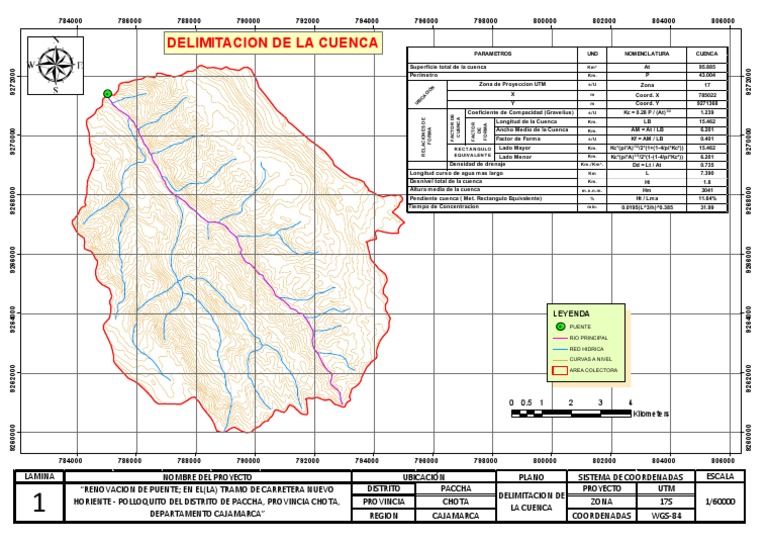Delimitacion de La Cuenca | PDF | Ciencias de la Tierra | Ingeniería Ambiental