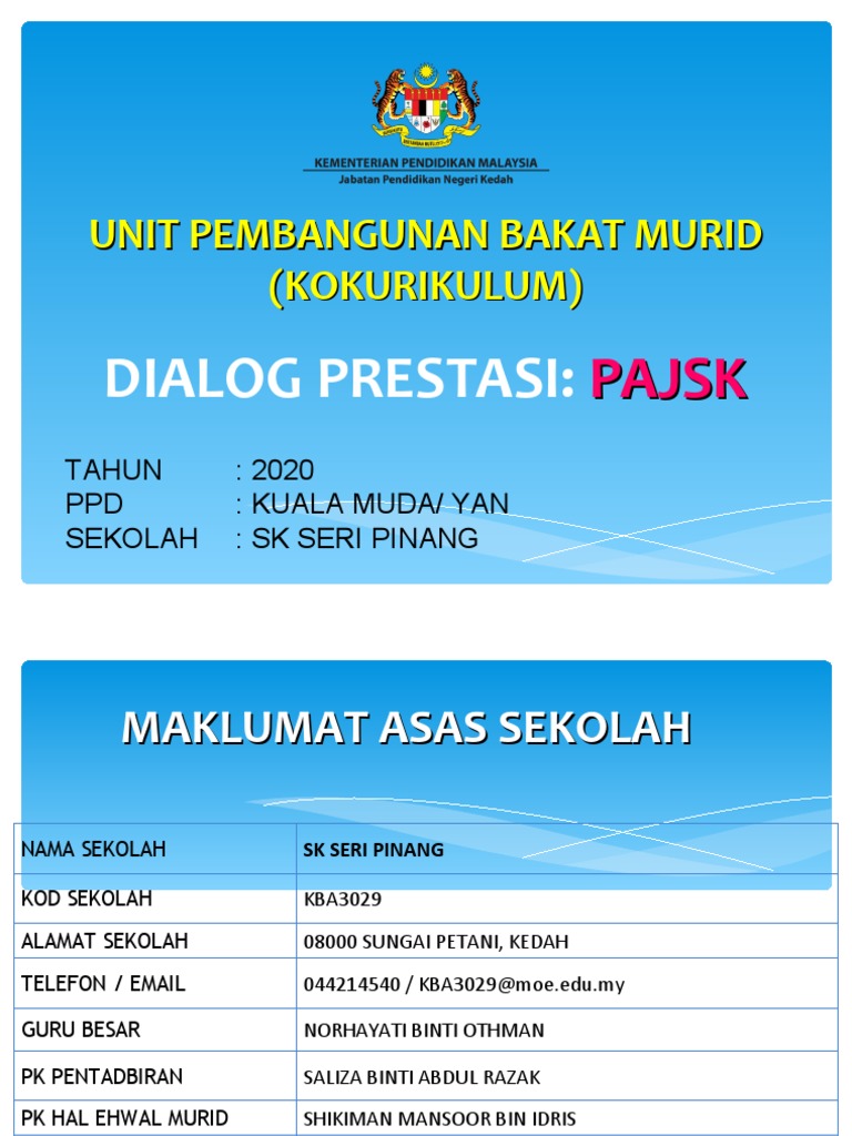 Dialog Pajsk - SK Seri Pinang | PDF