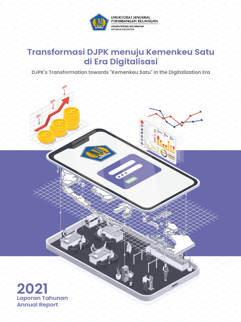 Laporan Tahunan DJPK 2021: Transformasi Digital | PDF