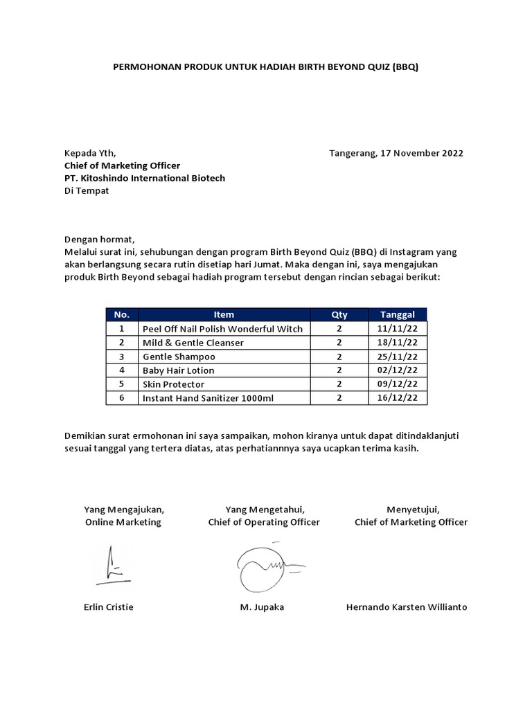 BBQ Produk Hadiah | PDF