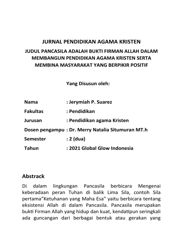 Jurnal Pendidikan | PDF